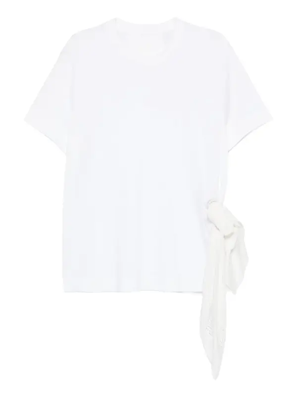 Givenchy Scarf-detail T-shirt - White