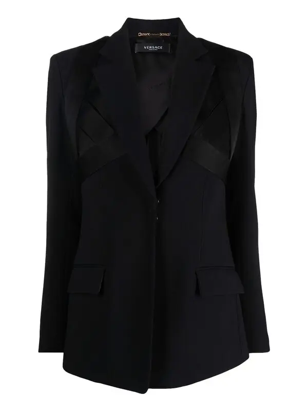Versace Tailored Blazer - Black
