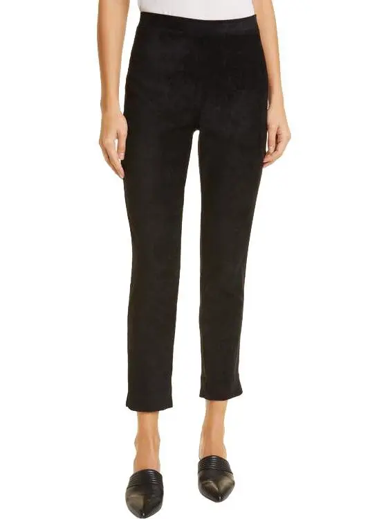 Kobi Halperin Lori Faux Suede Pants - Black