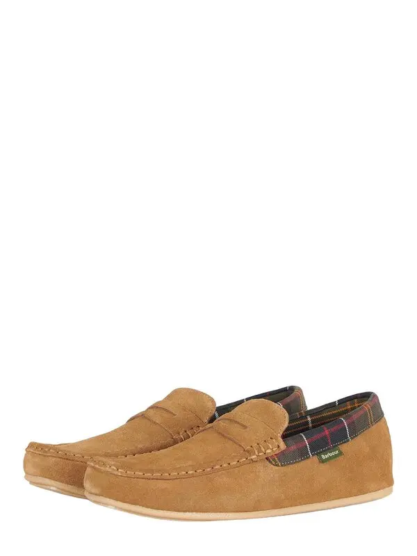 Barbour Porterfield Slipper - Dark Sand