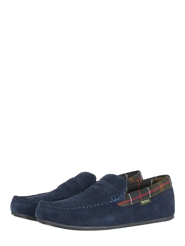 Barbour Porterfield Slipper - Navy