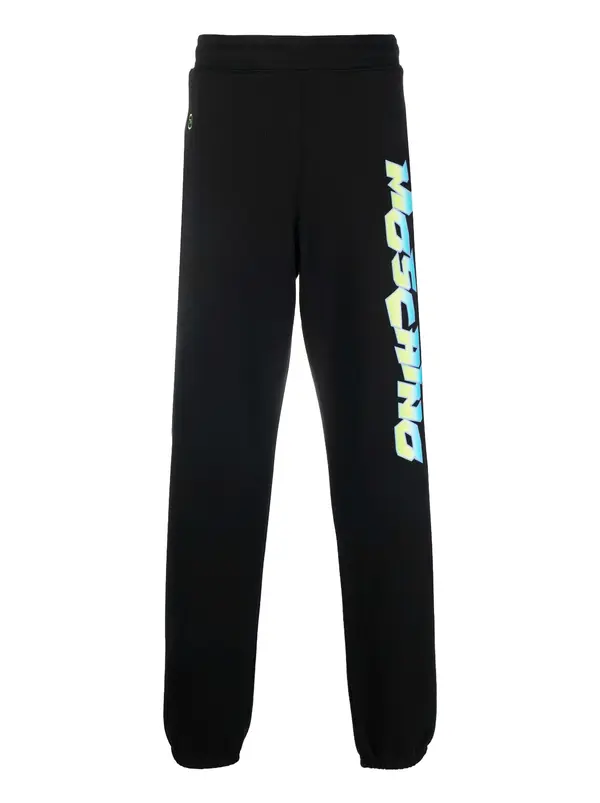 Moschino Print Track Pants - Black