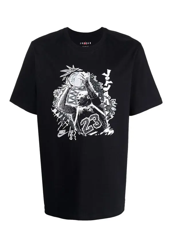 JORDAN Vintage Mj Print T-shirt - Black