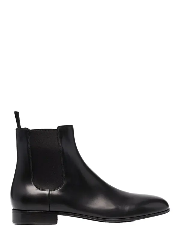 GIANVITO ROSSI Ankle-length Chelsea Boots - Black