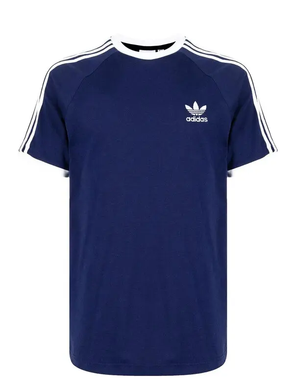 Adidas Embroidered-logo T-shirt - Blue