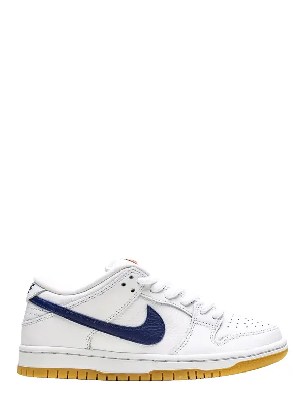 Nike Sb Dunk Low Pro Iso Orange Label/navy Sneakers - White