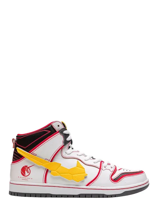Nike X Gundam Sb Dunk High Pro Qs Rx-0 Sneakers - White
