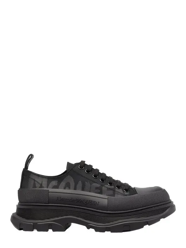 Alexander McQueen Tread Slick Low-top Sneakers - Black