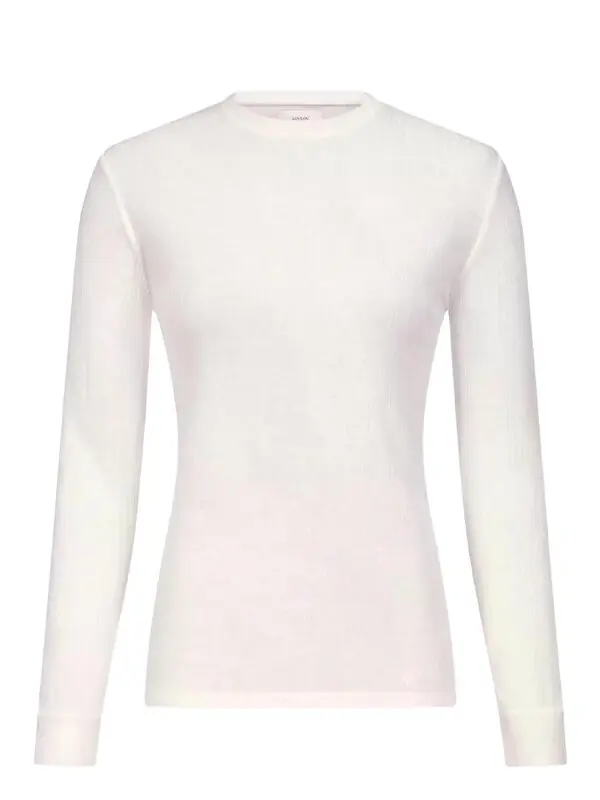 Loulou De Saison Ortigia Round-neck Top - Neutrals