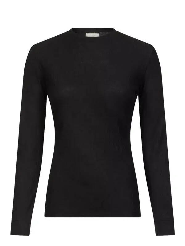 Loulou De Saison Ortigia Round-neck Jumper - Black