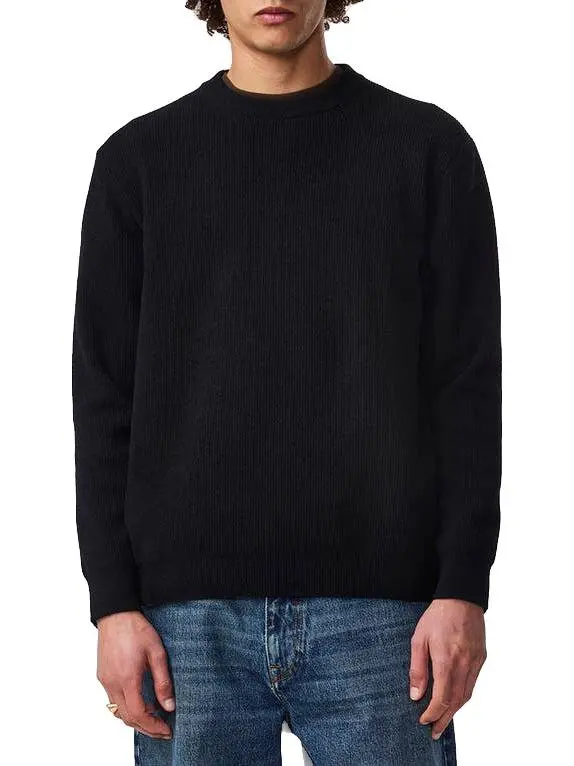 Nn07 Danny 6429 Ribbed Sweater - Black