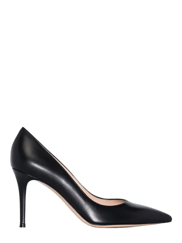 GIANVITO ROSSI 85mm Leather Pumps - Black