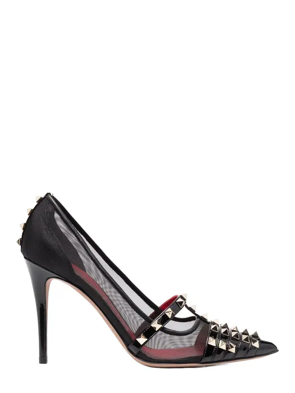 Valentino Garavani Rockstud Pointed Toe Pumps - Black