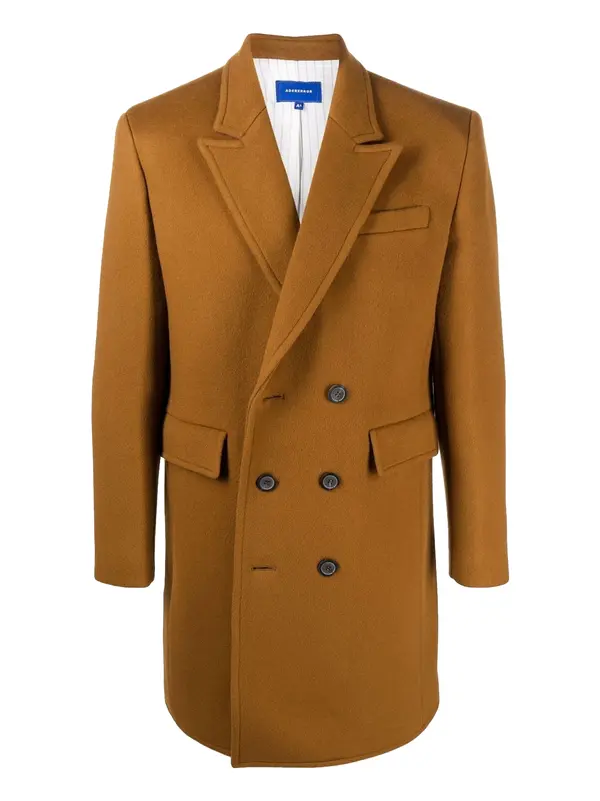 ADER ERROR Double-breasted Tailored Coat - Brown
