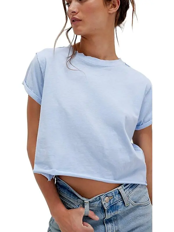 Free People We The Free The Perfect Tee - Cashmere Blue