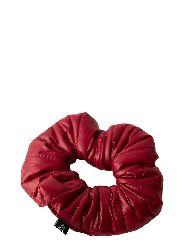 Free People Sports Puffer Scrunchie - Clove