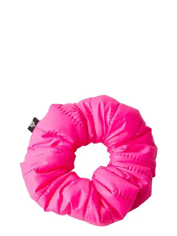 Free People Sports Puffer Scrunchie - Magenta