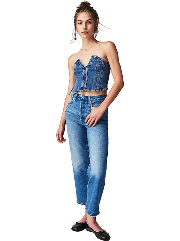 LEVI'S Ribcage Straight Ankle Jeans - Dance Around