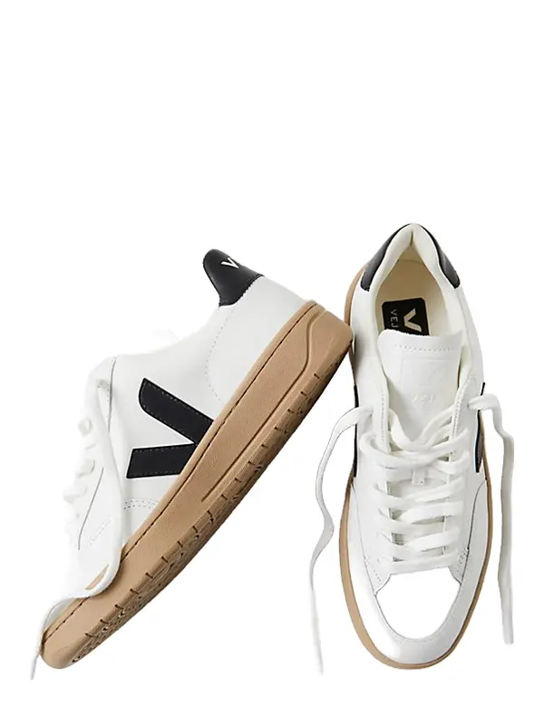 VEJA V-12 Sneakers - Extra White/black Dune
