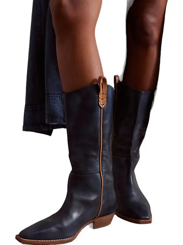 Free People We The Free Montage Tall Boots - Washed Black