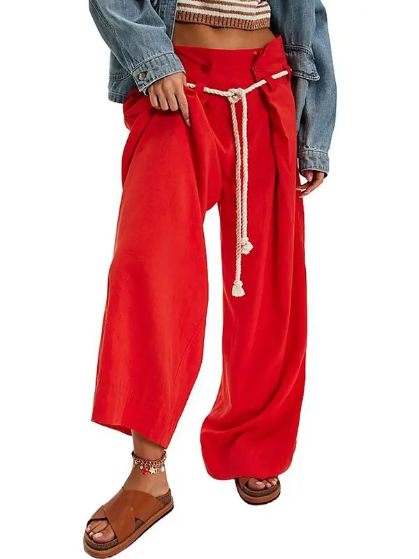 Free People Sidelines Footbed Sandals - Cognac