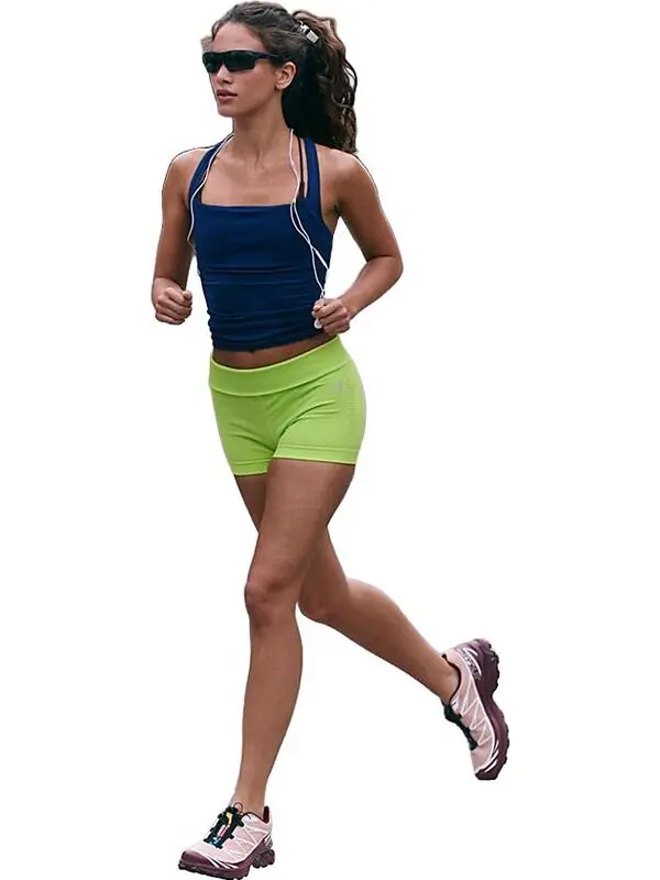 Free People Good Karma Running Shorts - Spritz