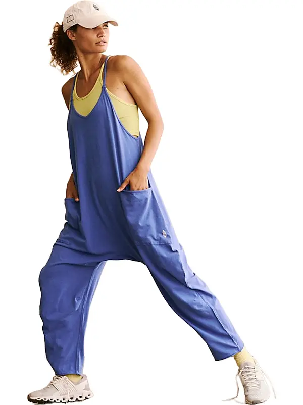 Free People Hot Shot Onesie - Electric Cobalt