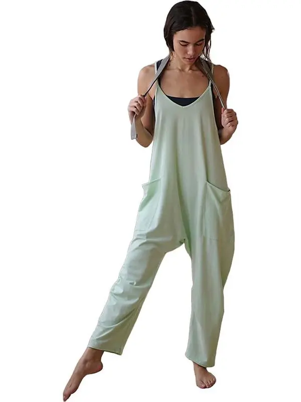Free People Hot Shot Onesie - Pistachio