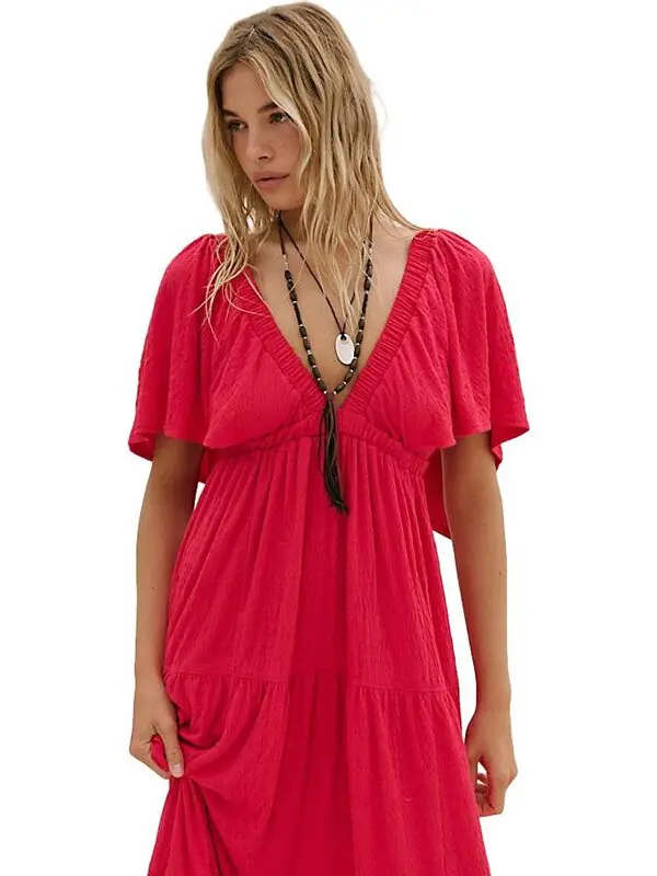 Free People La La Maxi Dress - Love Potion