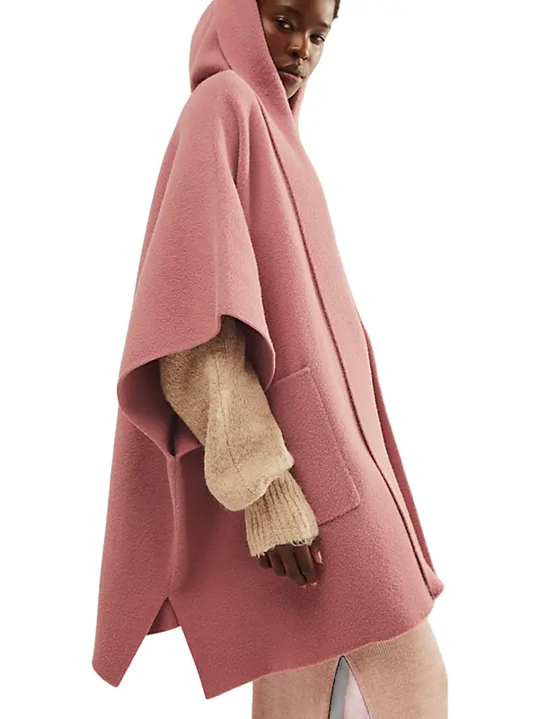 Free People Hooded Knit Duster - Orchid