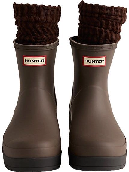 Hunter Play Short Wellies - Brown
