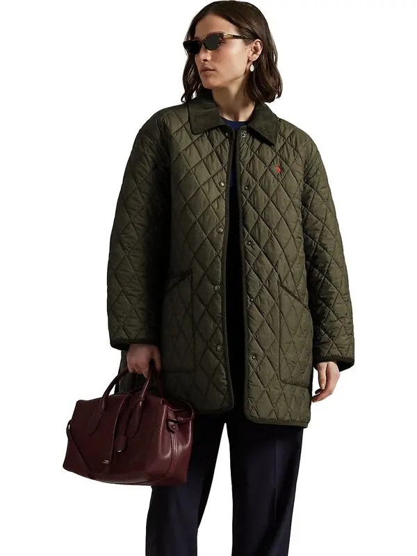 Ralph Lauren Quilted Barn Jacket - Ranger Green