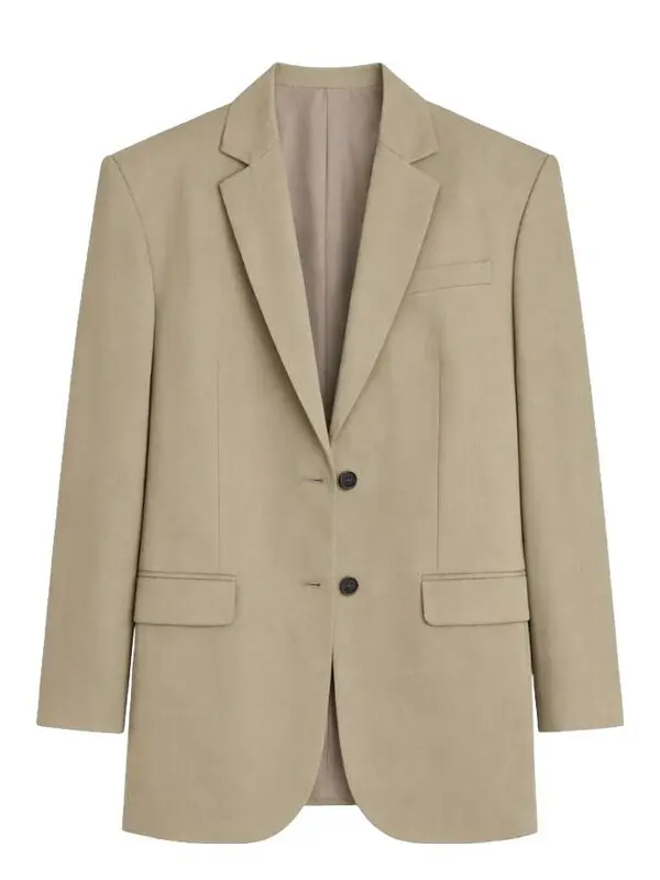 ANINE BING Quinn Blazer - Green Khaki
