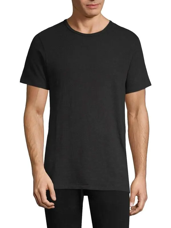 Rag & Bone Cotton Relaxed-fit Jersey T-shirt - Jet Black