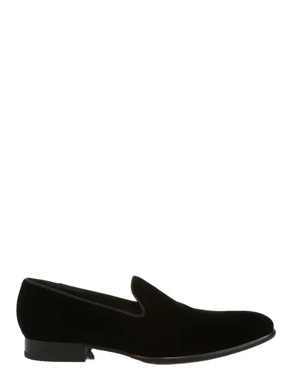 To Boot New York Bolton Velvet Formal Loafers - Black