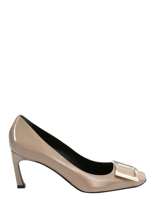 ROGER VIVIER Belle Vivier Trompette 70mm Patent Leather Pumps - Black