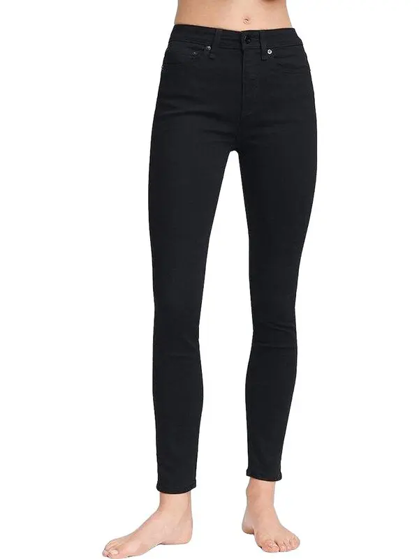 Rag & Bone Nina High-rise Skinny Jeans - Black