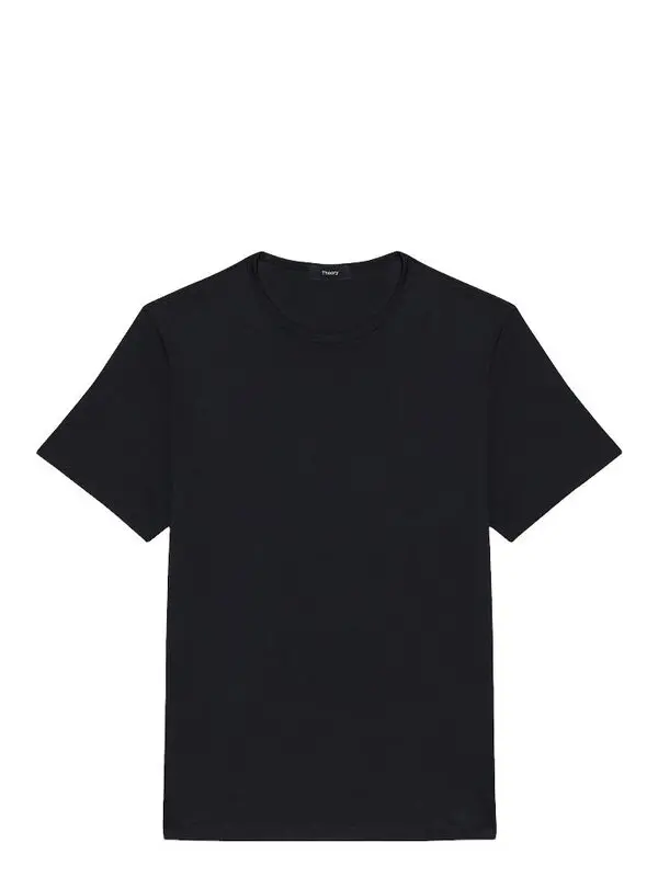 Theory Precise Luxe Cotton T-shirt - Black