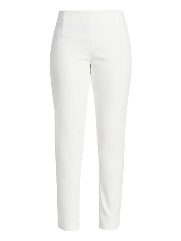 Lela Rose Catherine Stretch-twill Pants - White