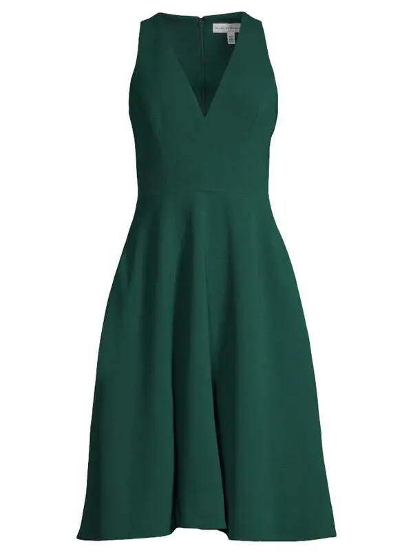 Dress The Population Catalina Fit & Flare Dress - Pine