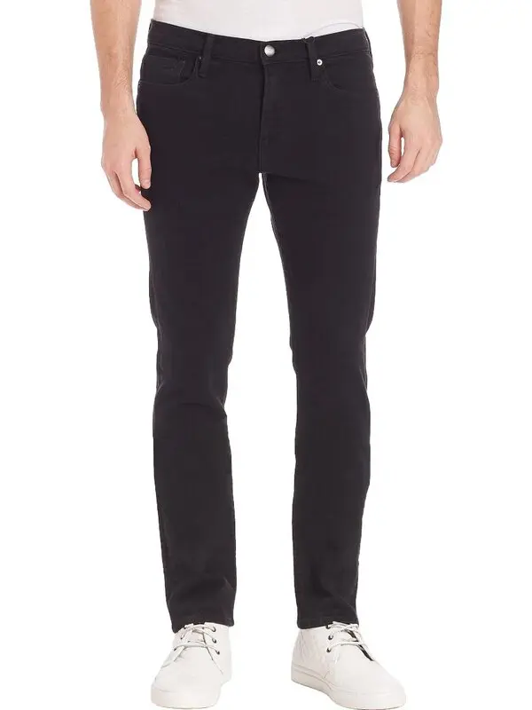 FRAME L'homme Skinny Jeans - Black