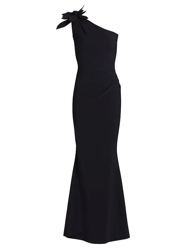 Chiara Boni La Petite Robe Gosia One-shoulder Gown - Black