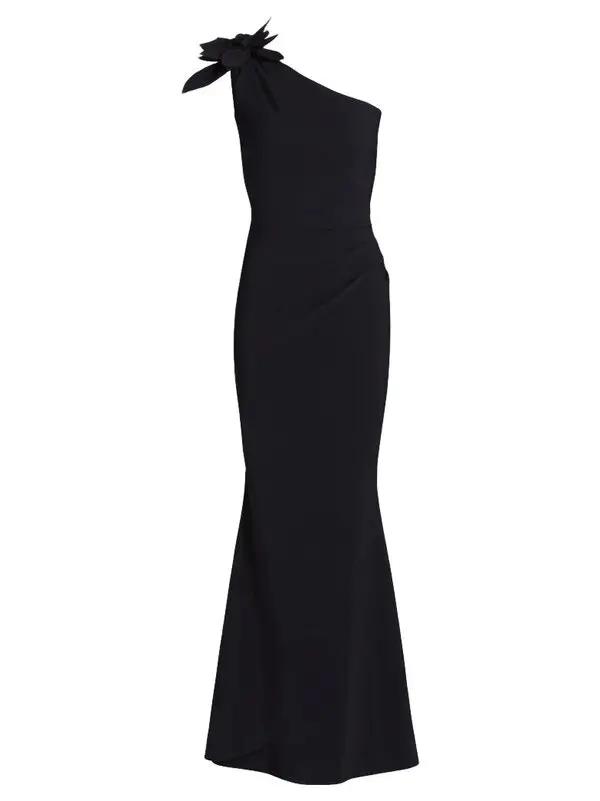 Chiara Boni La Petite Robe Gosia One-shoulder Gown - Black