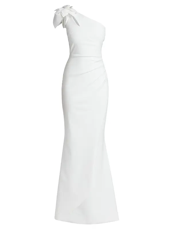 Chiara Boni La Petite Robe Gosia One-shoulder Gown - White