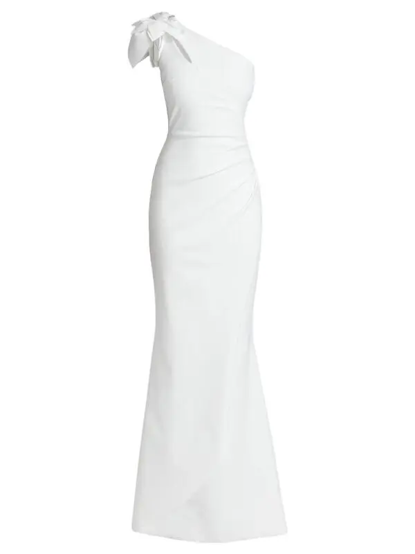 Chiara Boni La Petite Robe Gosia One-shoulder Gown - White