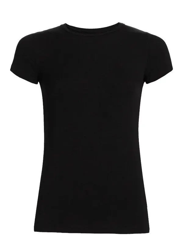 Majestic Filatures Soft Touch Crewneck T-shirt - Noir