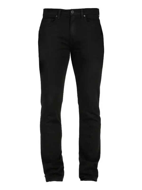 Paige Federal Stretch Slim-straight Jeans - Black Shadow