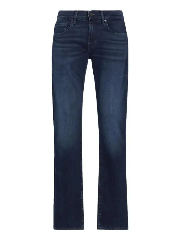 7 For All Mankind The Straight Stretch Jeans - Dark Blue