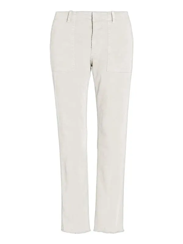 NILI LOTAN Jenna Cotton Pants - Eggshell