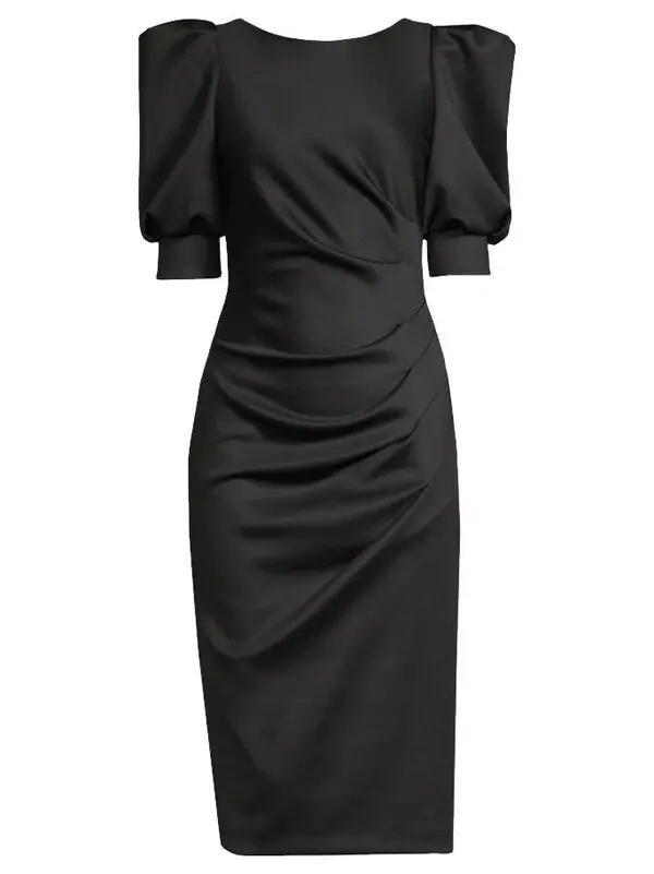Black Halo Zella Scoopback Cocktail Dress - Black